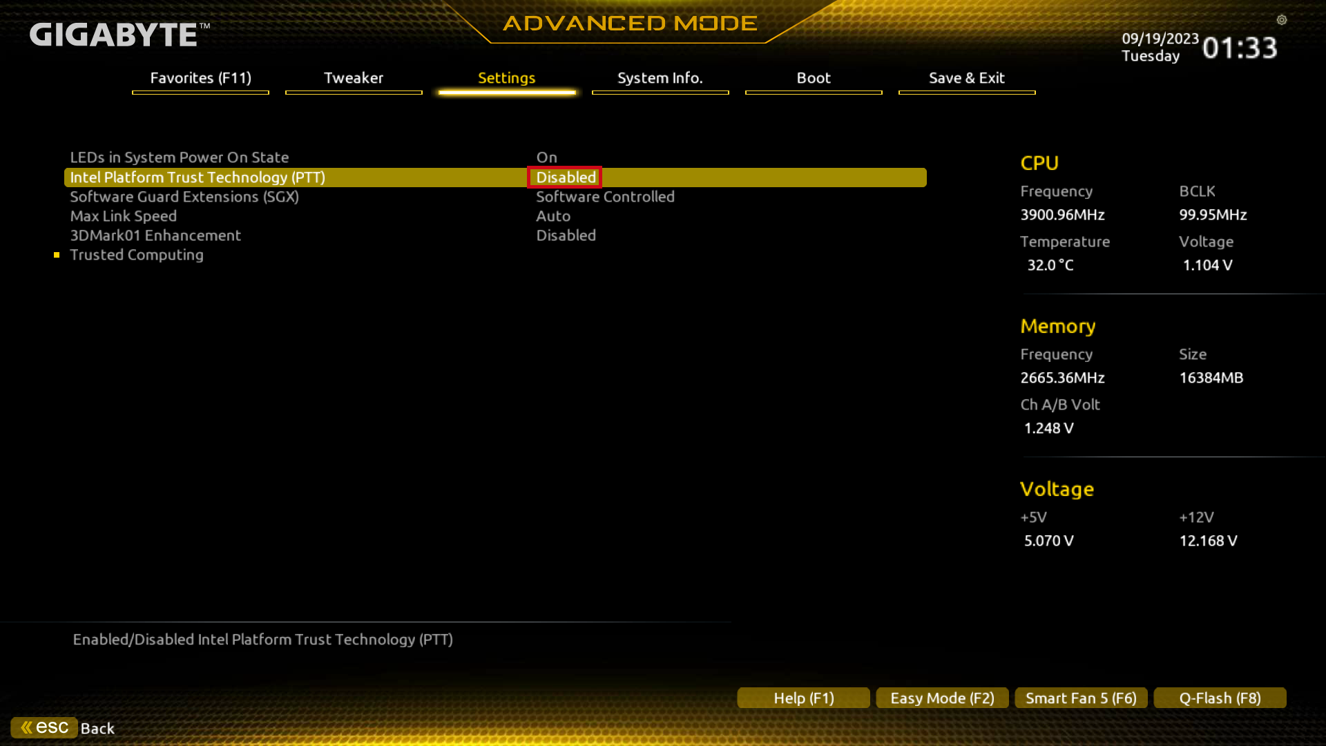 What BIOS settings are required for a gaming PC? (Gigabyte) – ENESTECH ...
