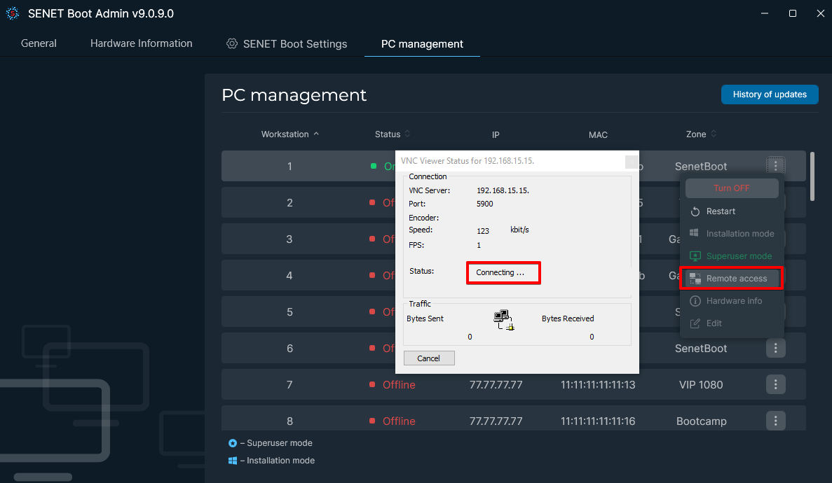 SENET Boot: version 9.0 – ENESTECH Software