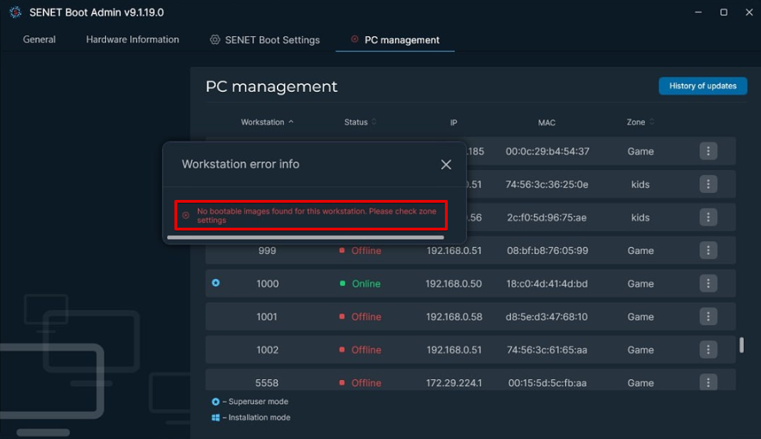 SENET Boot: version 9.1 – ENESTECH Software