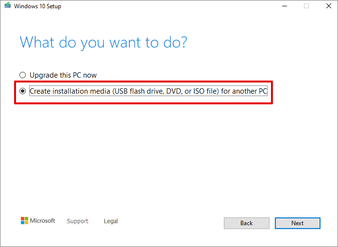 Step 4. Creating image/Installing Windows – ENESTECH Software