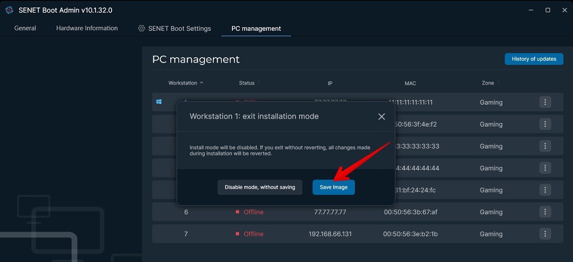 Step 4. Creating image/Installing Windows – ENESTECH Software