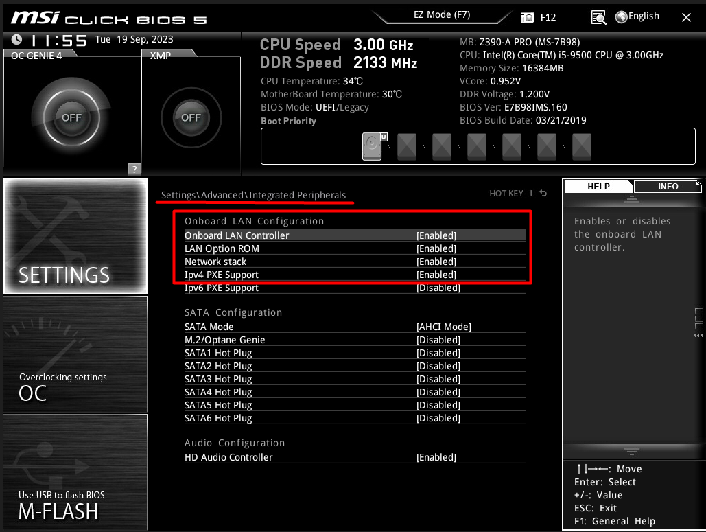 Какие настройки нужно выполнить в BIOS на игровом ПК? (MSI) – ENESTECH Software