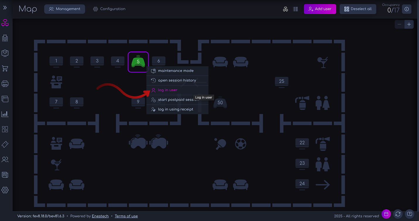 SENET Console: How to Manage Game Sessions – ENESTECH Software