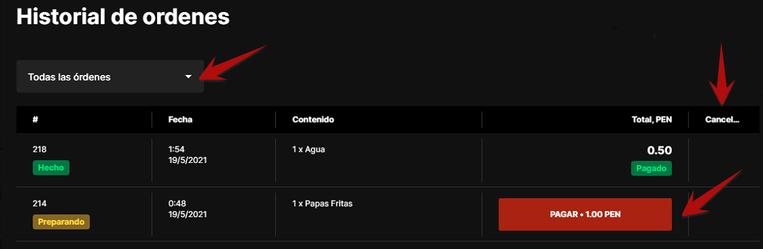 Crear las órdenes en Shell – ENESTECH Software